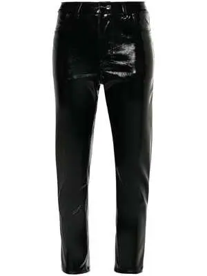 PARLOR Faux-leather Trousers