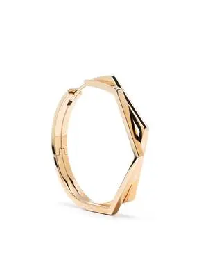 REPOSSI 18kt Rose Gold Antifer Hoop Earring - Pink