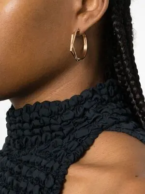 REPOSSI 18kt Rose Gold Antifer Hoop Earring