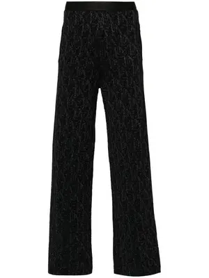 Palm Angels Zip Up Sports Pants For Women