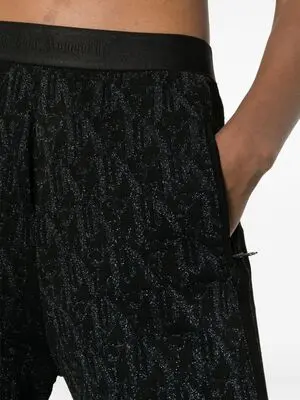 Palm Angels Monogram Jacquard Knitted Trousers