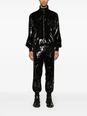 Dolce & Gabbana Sequinned Bomber Jacket