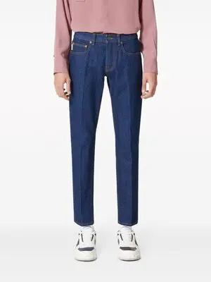 Valentino Garavani Maison Tailoring Denim Pants - Blue
