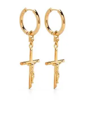 Dolce & Gabbana Dna Pendant Hoop Earrings - Gold