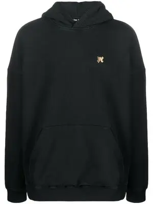 Palm Angels Foggy Logo-print Hoodie