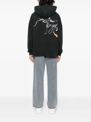 Palm Angels Foggy Logo-print Hoodie