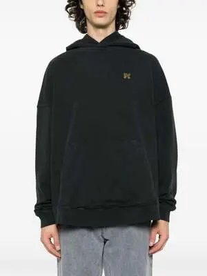 Palm Angels Foggy Logo-print Hoodie