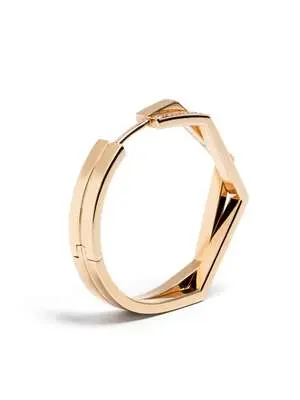 REPOSSI 18kt Rose Gold Antifer Diamond Hoop Earring