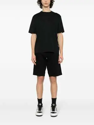 Palm Angels Logo-embroidered T-shirt - Black