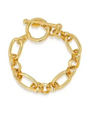 NIALAYA JEWELRY Chunky T-bar Cable-chain Bracelet - Gold
