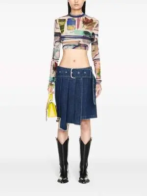Off-White X-ray Cropped Top