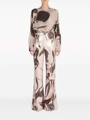 Silvia Tcherassi Avellino Sequin-embellished Trousers