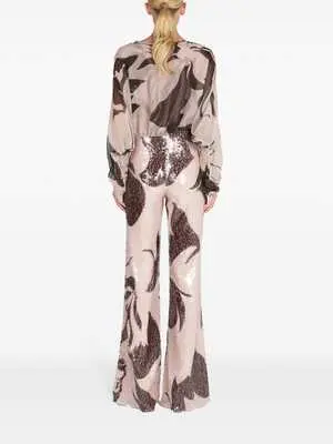 Silvia Tcherassi Avellino Sequin-embellished Trousers