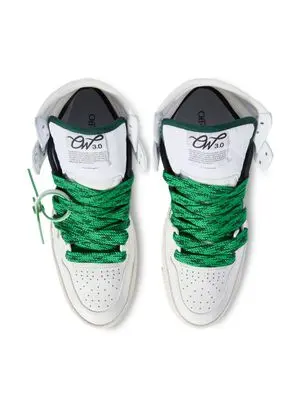 Off-White 3.0 Off Court Leather Sneakers - White