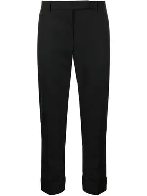 Thom Browne Cropped Tailored Trousers - Black