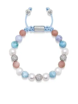 NIALAYA JEWELRY Gemstone Beaded Bracelet - Blue