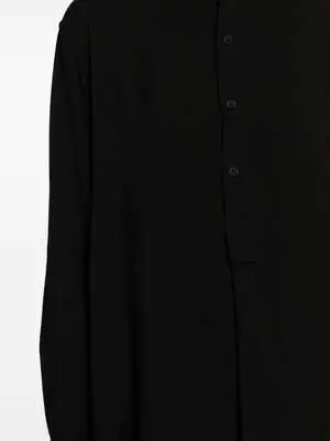 Yohji Yamamoto Band-collar Button-up Shirt