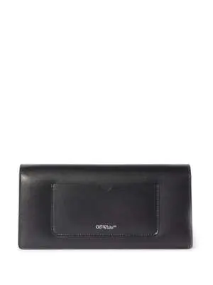 Off-White Jitney 1.0 Leather Shoulder Bag - Black