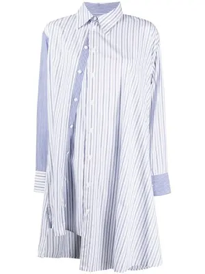 Yohji Yamamoto Asymmetric Striped Shirt