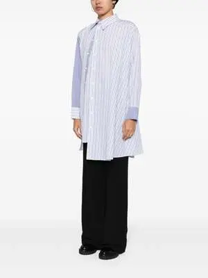 Yohji Yamamoto Asymmetric Striped Shirt