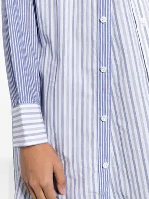 Yohji Yamamoto Asymmetric Striped Shirt