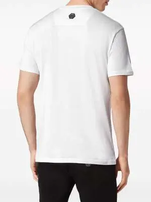 Philipp Plein Bulldogs Cotton T-shirt - White