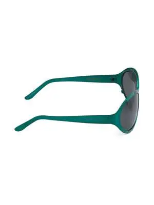 Marni Oval-frame Sunglasses - Green