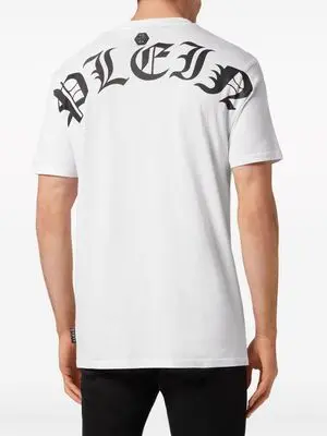 Philipp Plein Smile-print Cotton T-shirt - White