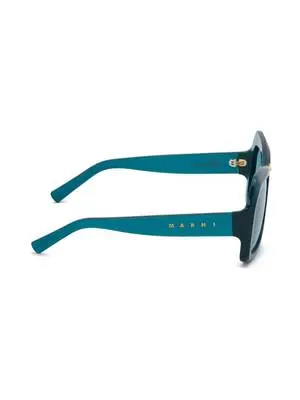 Marni Tiznit Oversize-frame Sunglasses - Green