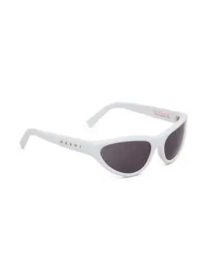 Marni Mavericks Cat-eye Frame Sunglasses - White