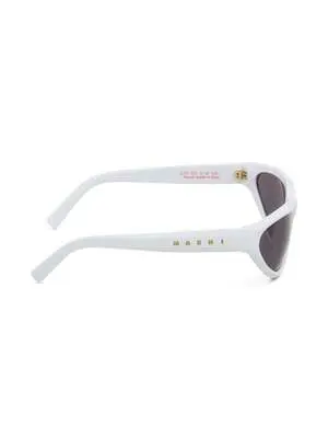 Marni Mavericks Cat-eye Frame Sunglasses - White