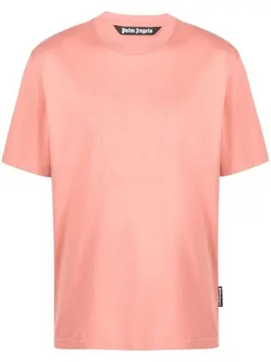 Palm Angels Monogram-embroidered Cotton T-shirt