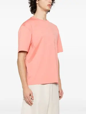Palm Angels Monogram-embroidered Cotton T-shirt