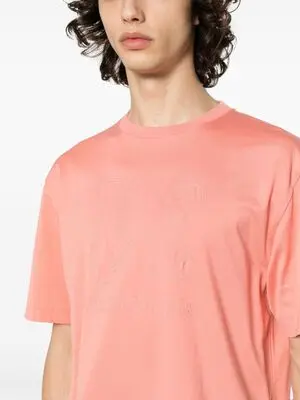 Palm Angels Monogram-embroidered Cotton T-shirt