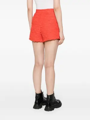 Shiatzy Chen Tweed High-waist Shorts