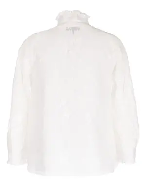 Shiatzy Chen Organza Lace-overlay Jacket