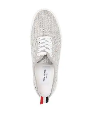 Thom Browne Heritage Tweed Sneakers - Grey