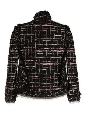 Shiatzy Chen Tweed High-neck Jacket