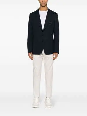 Dolce & Gabbana Portofino Logo-embroidered Blazer
