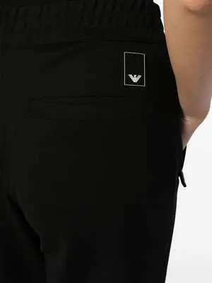 Emporio Armani Logo Appliqué Track Pants