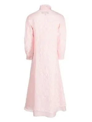 Shiatzy Chen Lace Pleated Single-breasted Coat - Pink