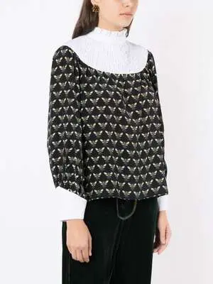 Isolda Ronnie Bee-print Blouse