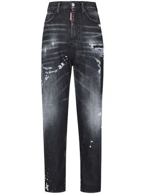 Dsquared2 High-rise Straight-leg Jeans