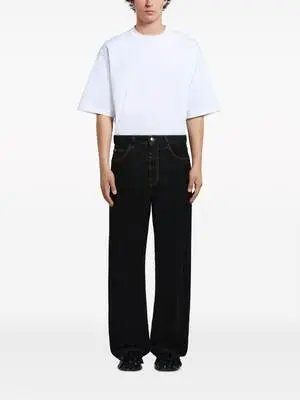 Marni Straight-leg Cotton Jeans - Black