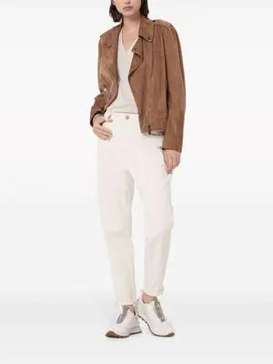Brunello Cucinelli Monili Chain Straight-leg Jeans