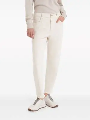 Brunello Cucinelli Monili Chain Straight-leg Jeans