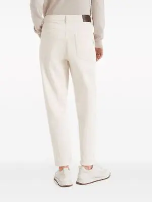 Brunello Cucinelli Monili Chain Straight-leg Jeans