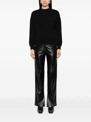 MURMUR Deconstructed Longsleeved Sweatshirt - Black