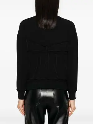 MURMUR Deconstructed Longsleeved Sweatshirt - Black