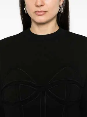 MURMUR Deconstructed Longsleeved Sweatshirt - Black